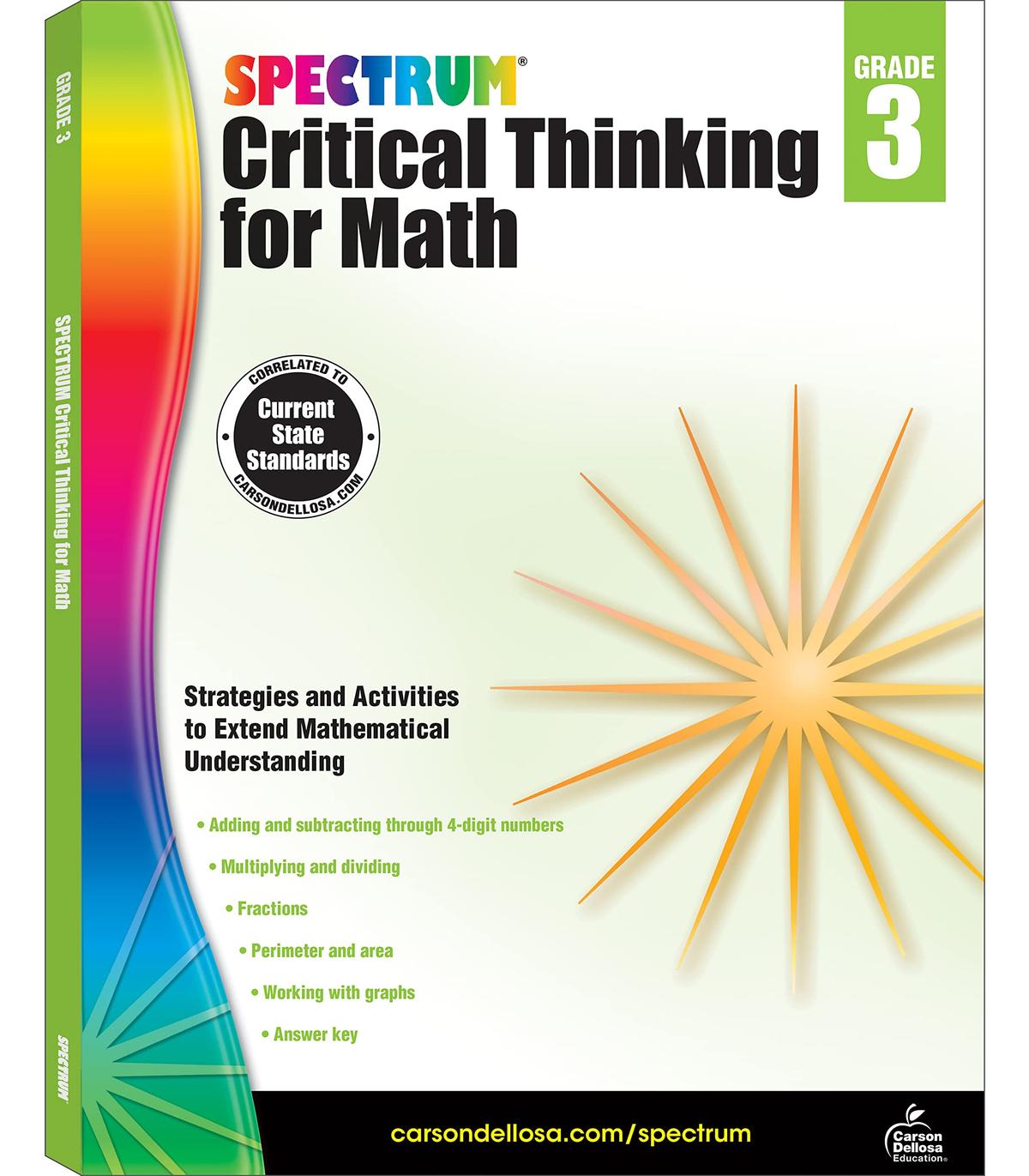 Digital Library | Spectrum Critical Thinking 8th Grade Math Workbooks